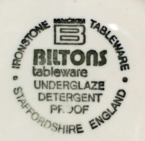 Biltons Staffordshire | C20Ceramics