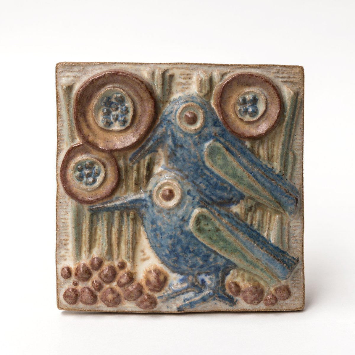 10 Stunning Danish Mid Century Stoneware Wall Plaques | C20Ceramics