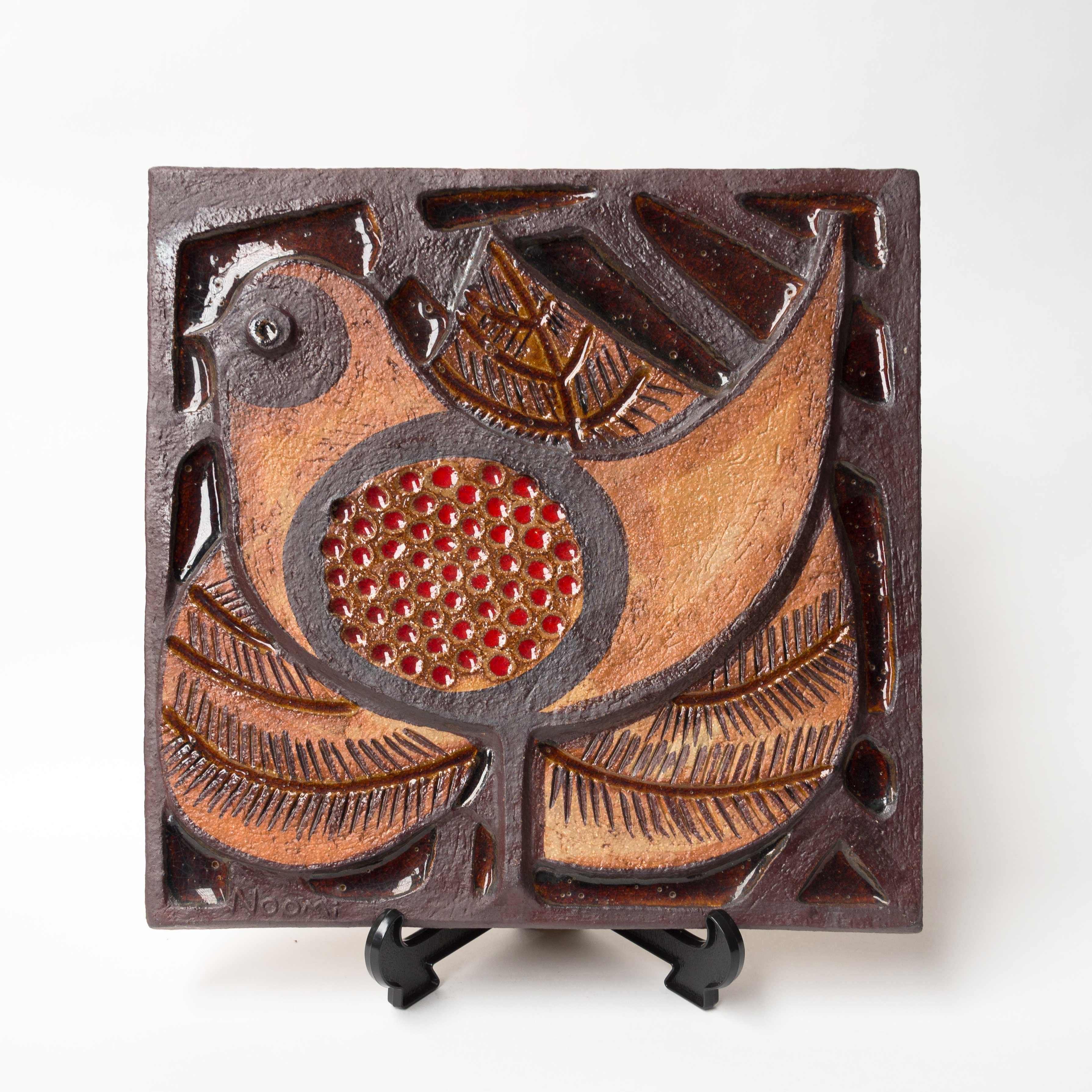 10 Stunning Danish Mid Century Stoneware Wall Plaques | C20Ceramics